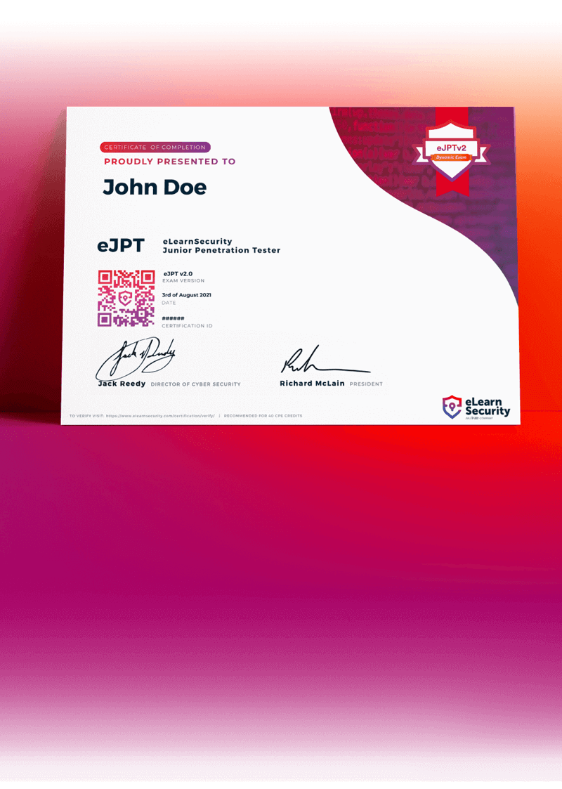 INE EJPTv2 Certification Beta